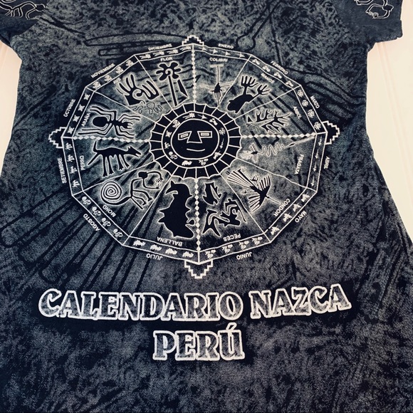 Rufyar’s | Tops | Rufyars Peru Calendario Nazca Peru Black Top | Poshmark